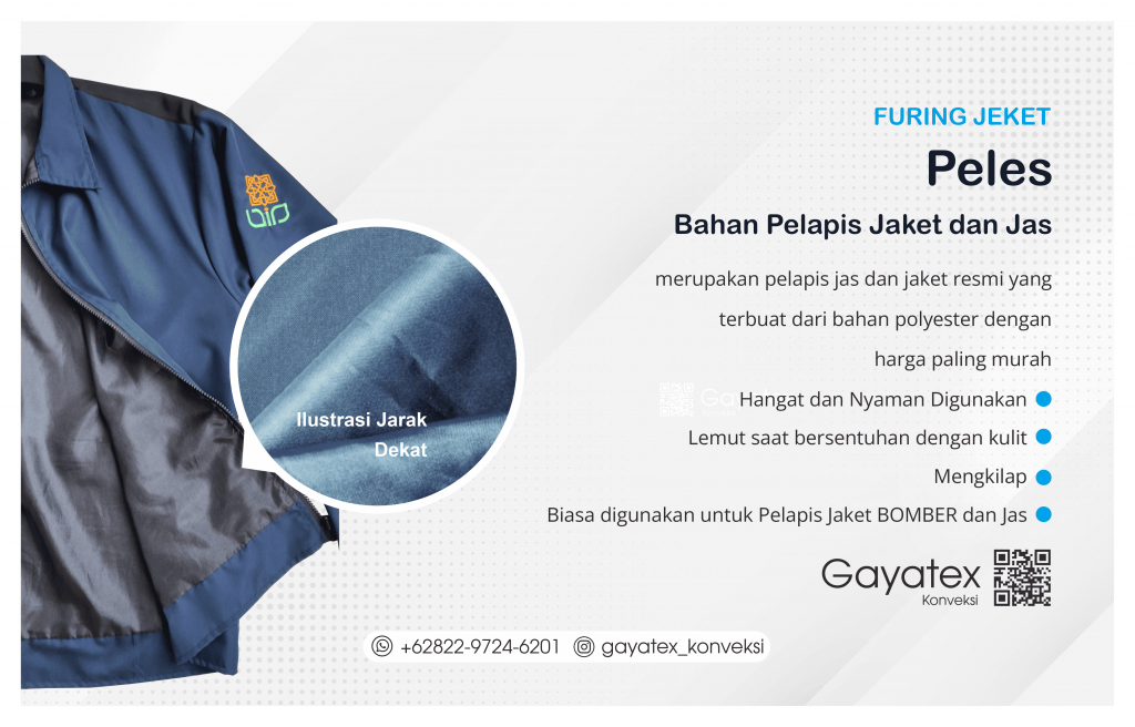 9 Jenis Kain untuk Furing Jaket Terbaik - Gayatex Konveksi